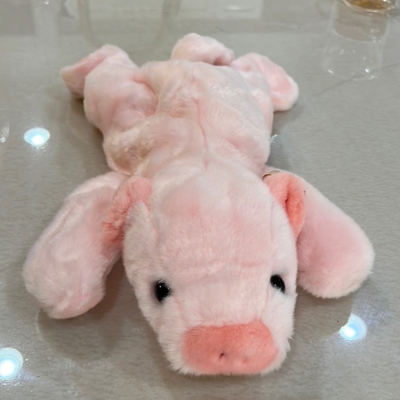 Ty | Toys | Ty Beanie Buddy Cute Pink Pig Name Squealer | Poshmark